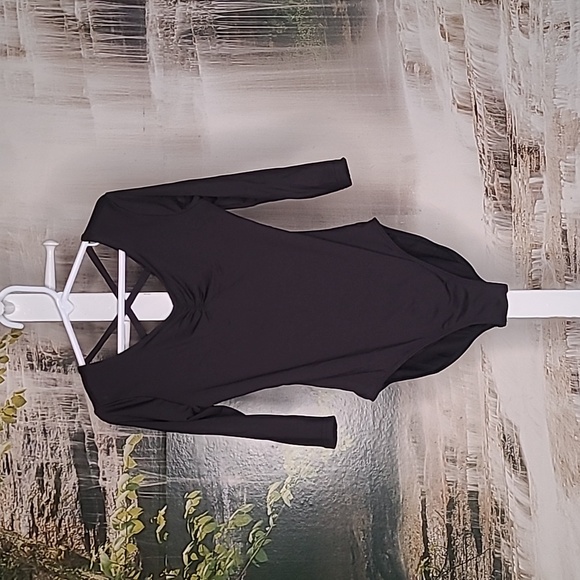 Danskin Now | Costumes | Girls Large 12 Gymnastics One Piece Black ...